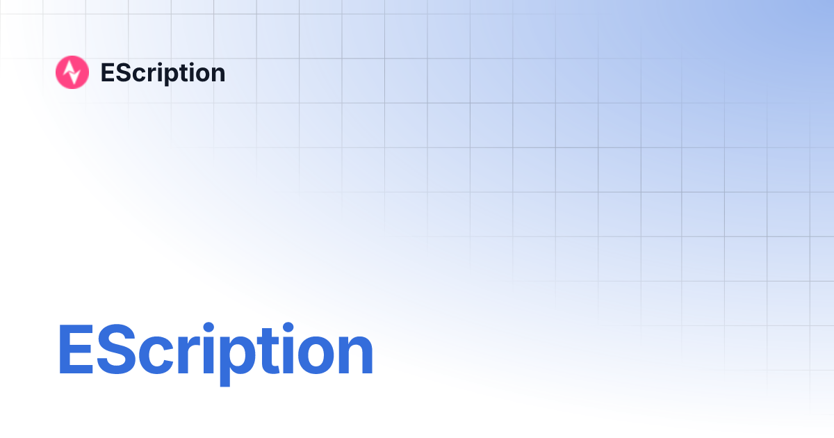 EScription | EScription